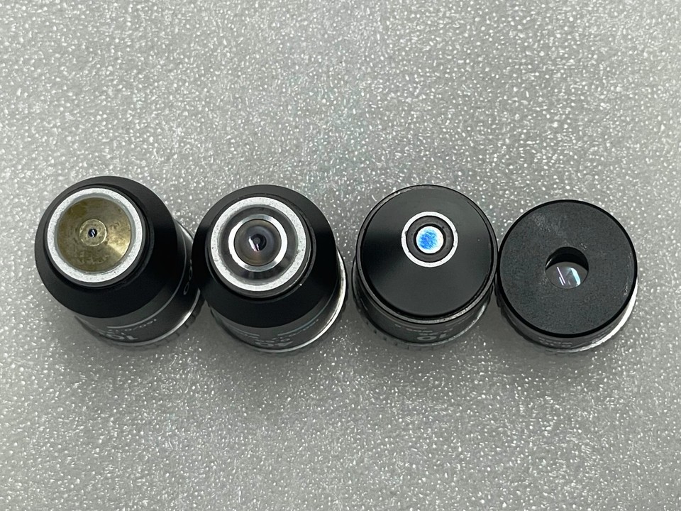 Nikon 4x 10x 40x 100x Microscope Objective Set Lot | eBay