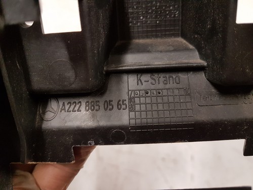 Grundträger Stoßtange hinten Mitte Mercedes S-Klasse W222 A2228850565 ...