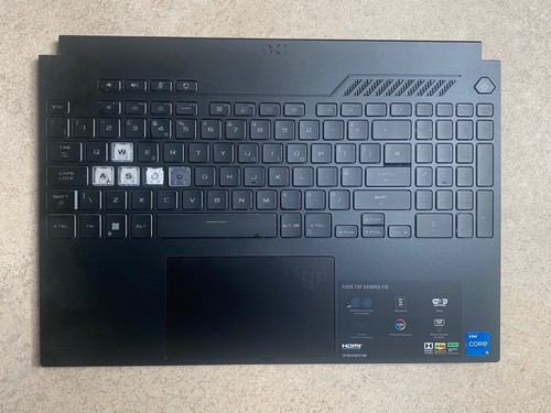 Asus TUF Gaming FX507 FX507ZC Series Backlit UK Keyboard - 1 Key ...