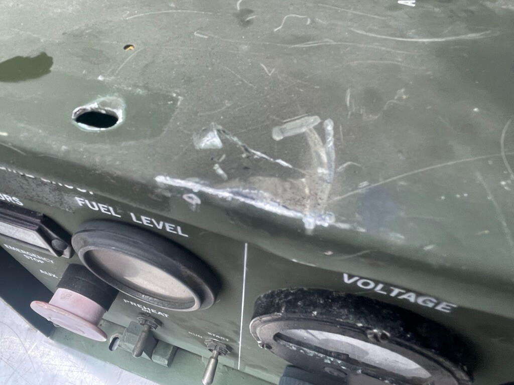 FERMONT MEP-831A, MEP 831 YANMAR L70 INSTRUMENT GAUGE CONTROL PANEL ...