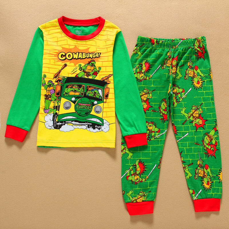 Kids Mutant Ninja Turtles Pajamas Pjs Set Boys Girls Pyjamas Nightwear ...