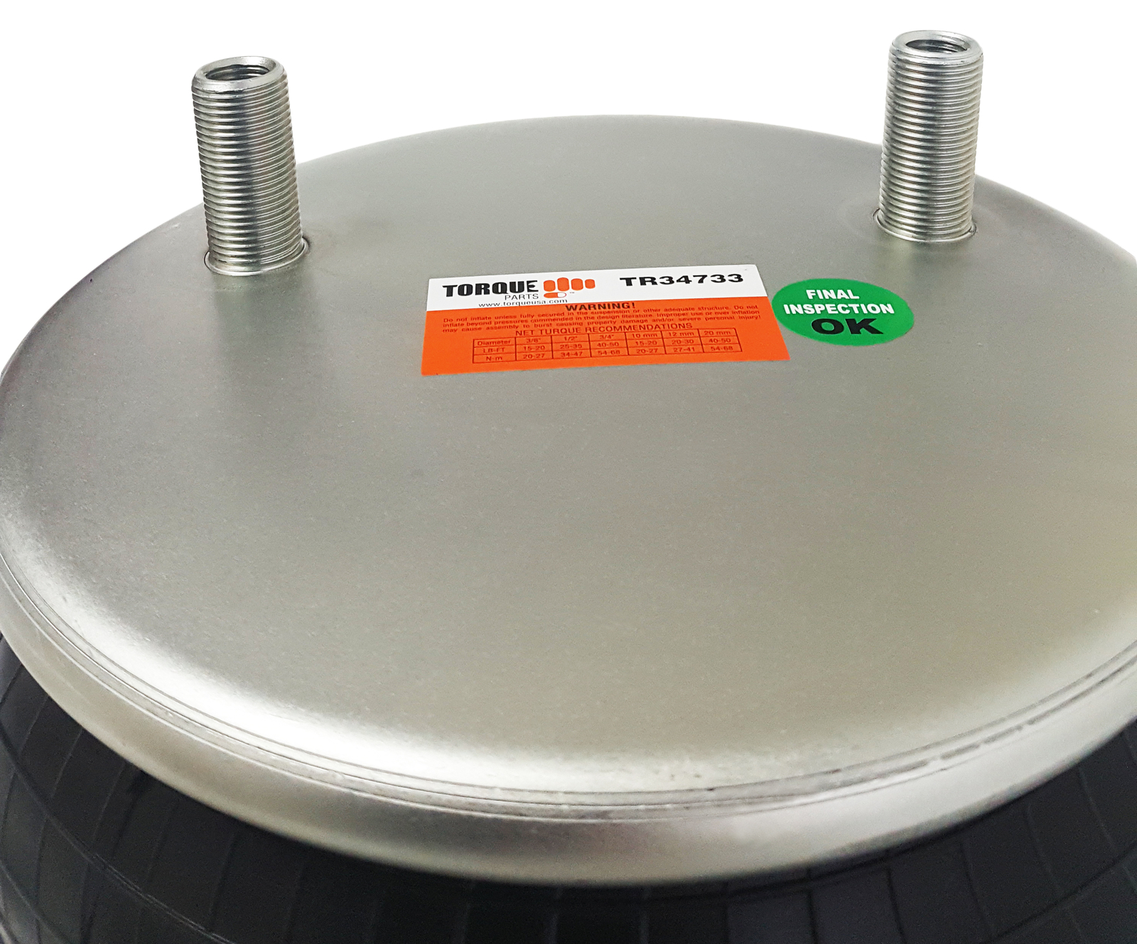 Air Spring Bag Retrofit ZMD Type Replaces HENDRICKSON S-34733 S34733 ...