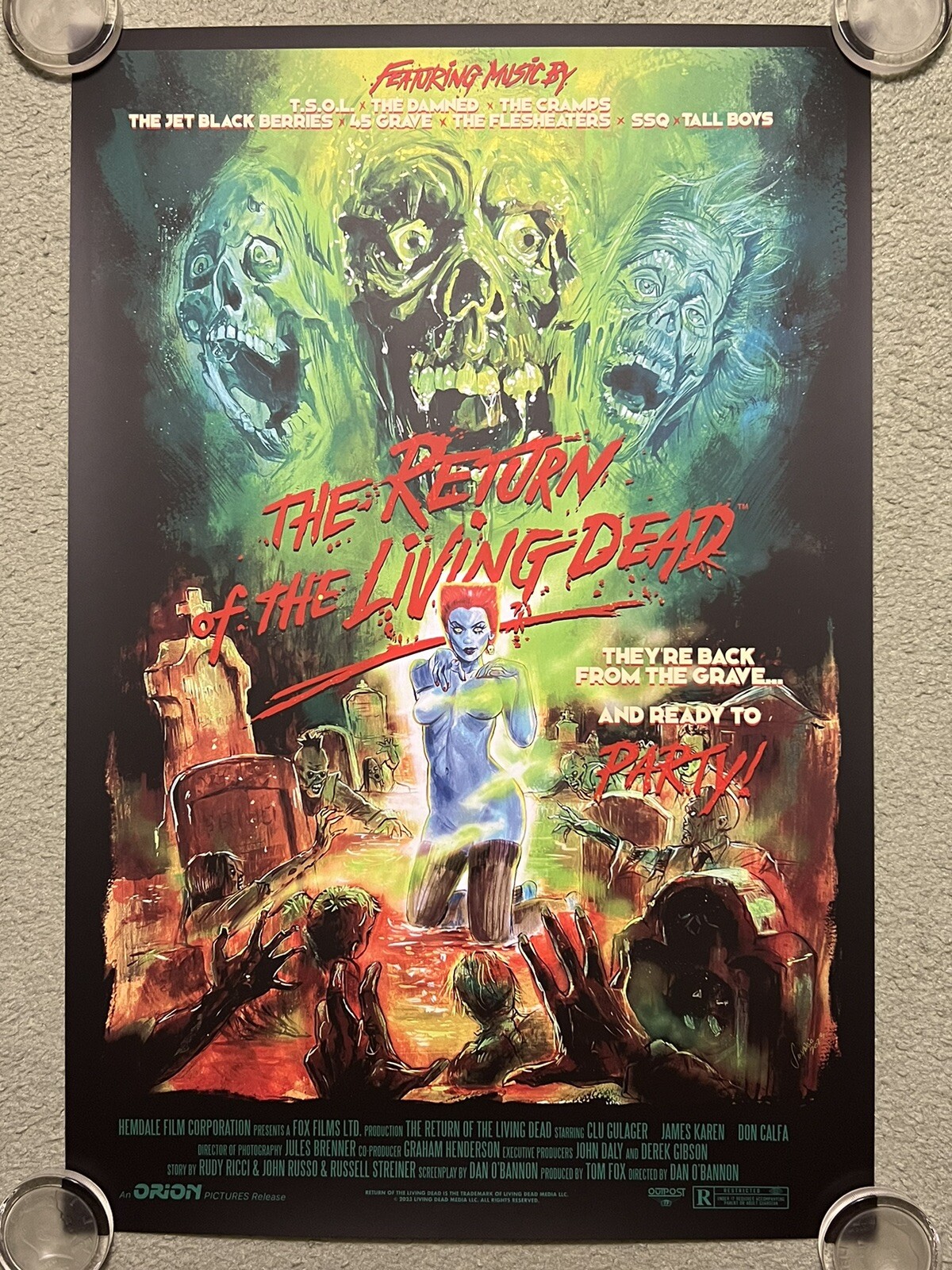 Return Of The Living Dead Tarman Art Print Movie Poster Mondo Suspiria ...