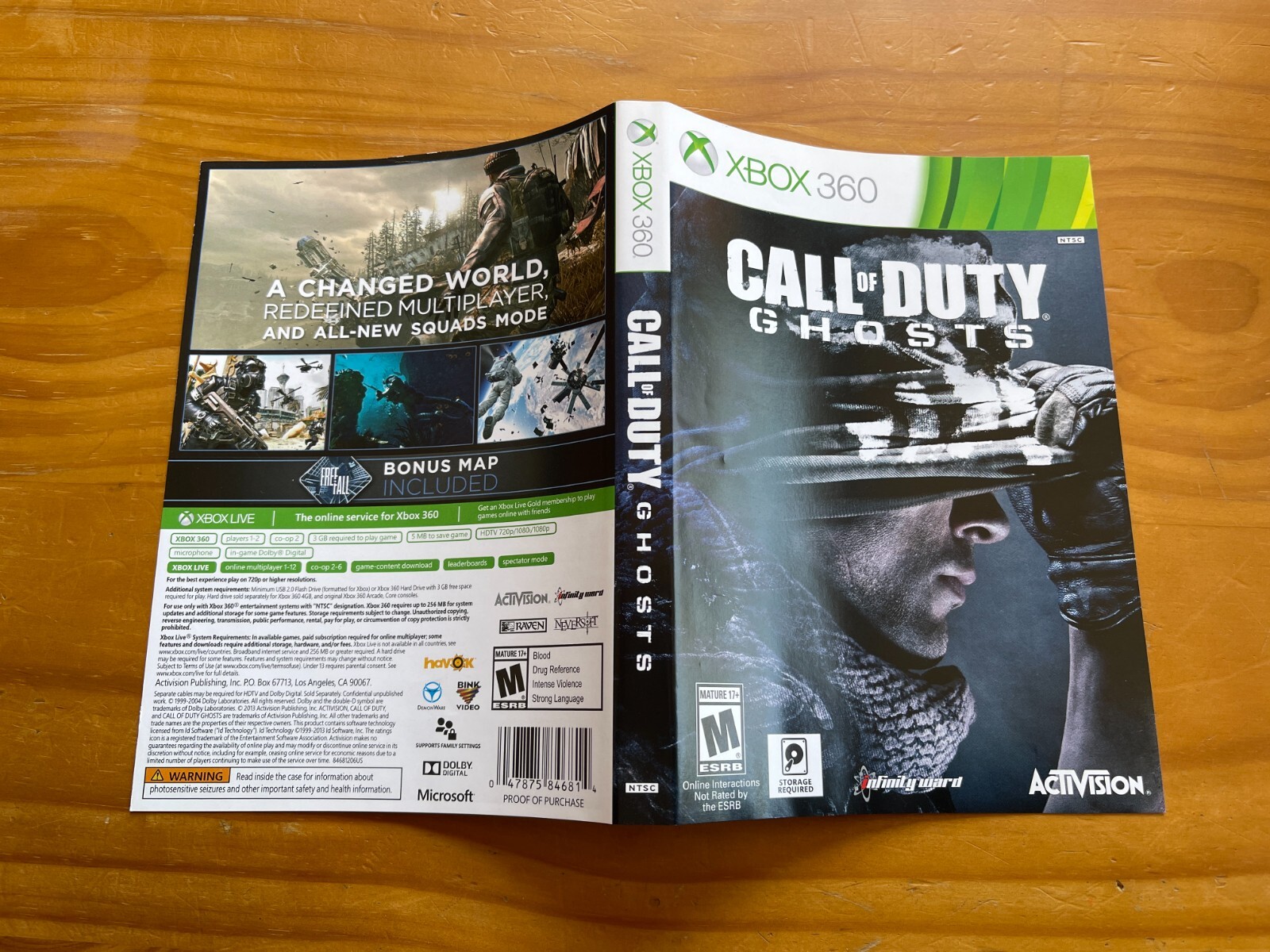 Xbox 360 Cover Art Inserts Original Authentic Microsoft - BUY 3 GET 1 ...