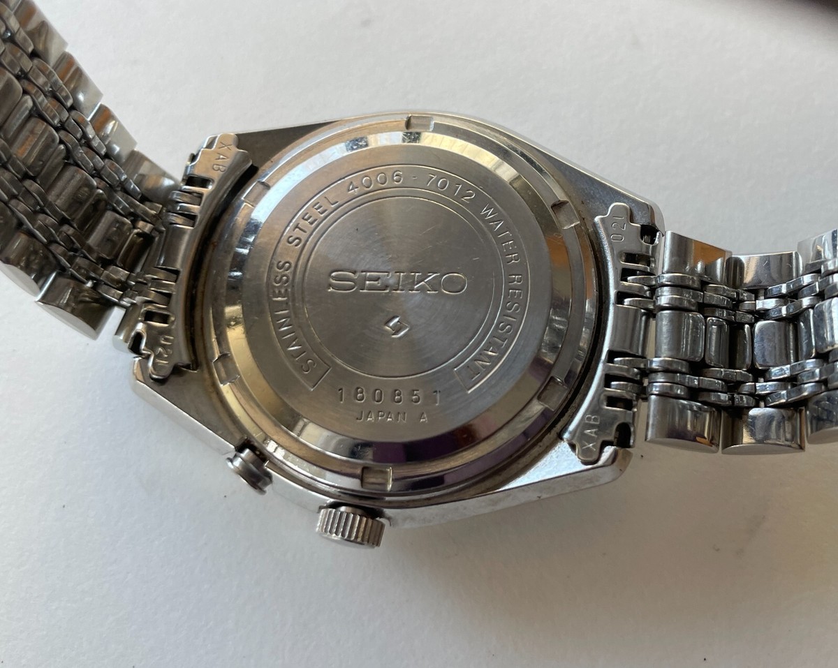 Seiko Bell-Matic 27 Jewels Stainless Steel Watch | eBay Seiko Bell-Matic 27 Jewels Stainless Steel Watch | eBay