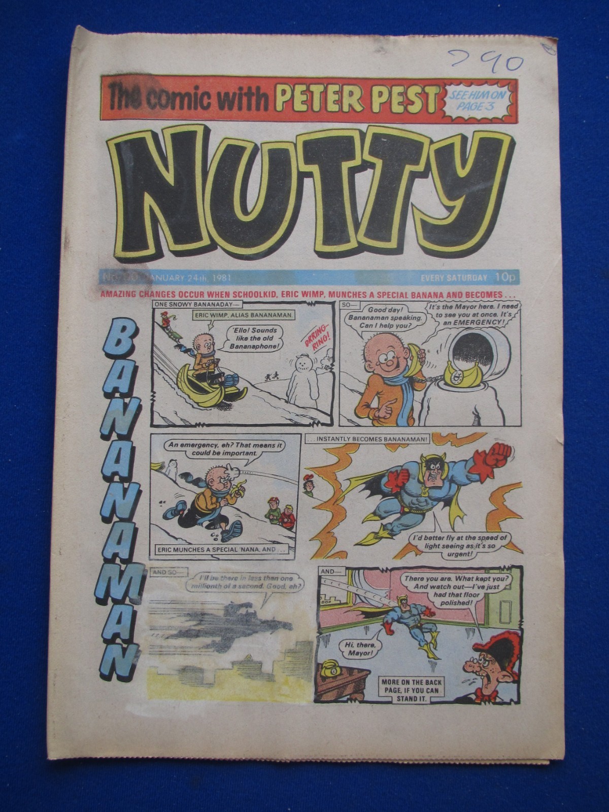 NUTTY Comic : 1980 - 1985 - Choose which issues you need !... Bananaman ...