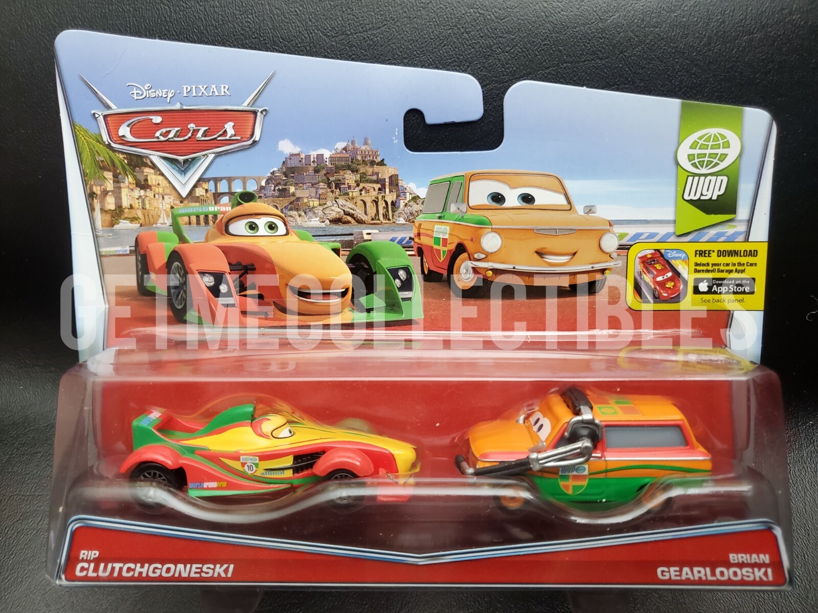 DISNEY PIXAR CARS RIP CLUTCHGONESKI BRIAN GEARLOOSKI WGP 2 PACK 2015 ...