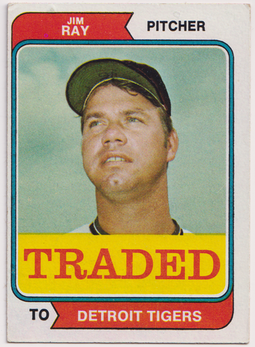 1974 Topps Traded #458T Jim Ray Detroit Tigers | eBay