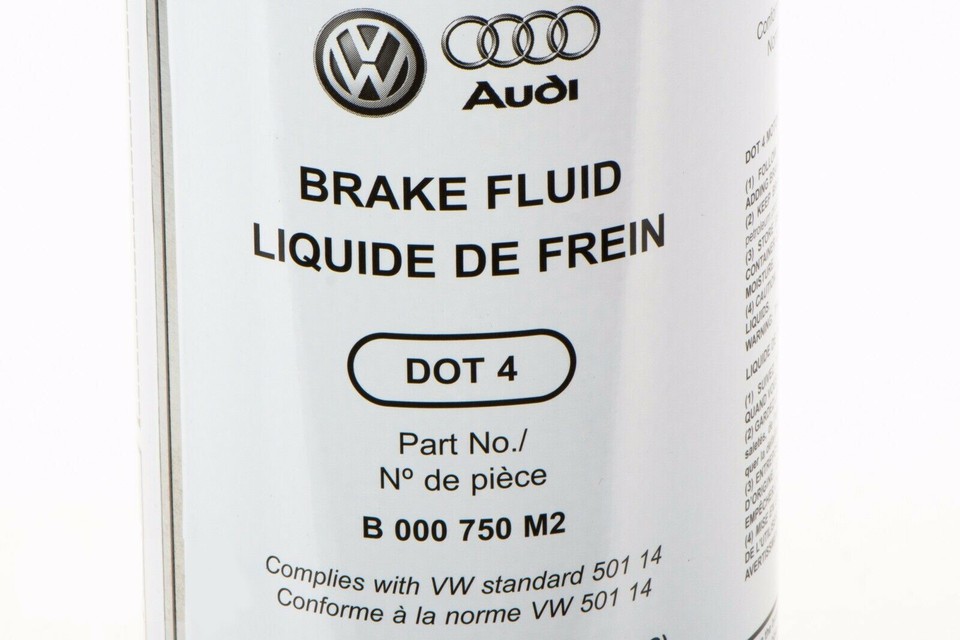 OEM NEW VW Volkswagen Audi Brake Fluid DOT 4 16.9 FL OZ 500 ML ...