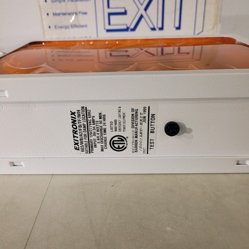 Exitronix 603/WB/A2/FB/TF/WH LED Exit Sign Suitable For Damp Locations ...