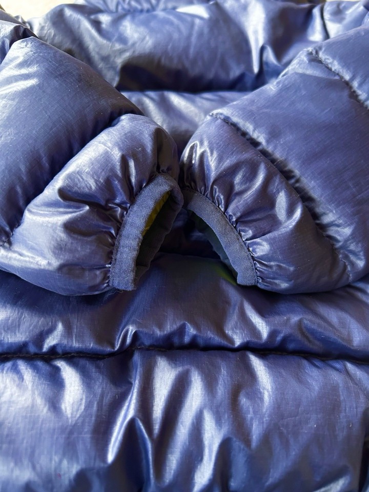 PATAGONIA 6-12M Blue/Yellow Down Puffer Jacket - VG | eBay