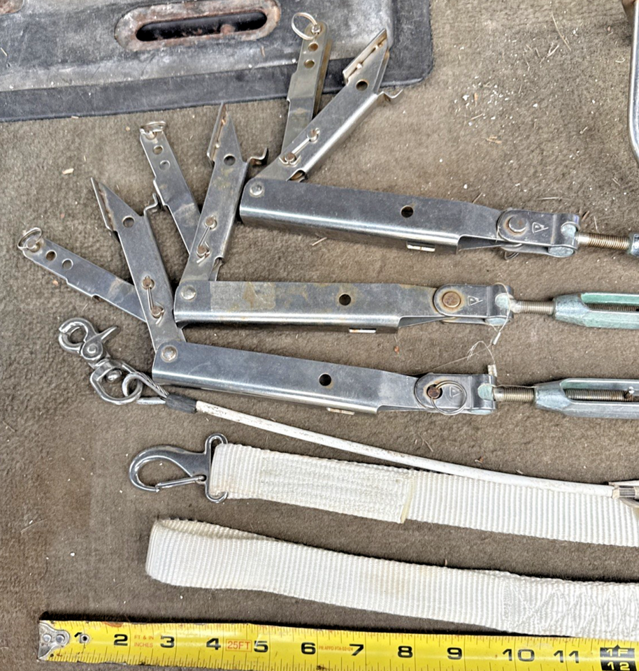 Sailboat Rigging Cable End Plate Part 02 Lot as shown Stainless Steel ...
