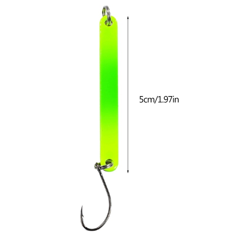 5 Pcs/Set Colorful Fishing Spoon Metal Fishing Lure Gift for Fisherman ...