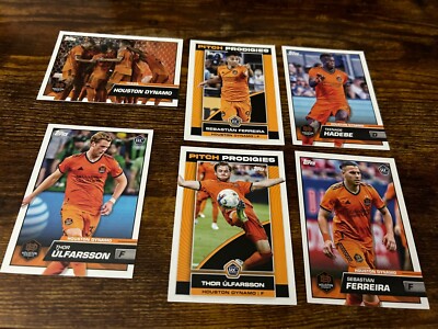 Houston Dynamo 2022 TOPPS Complete MLS TEAM SET all cards from Current ...
