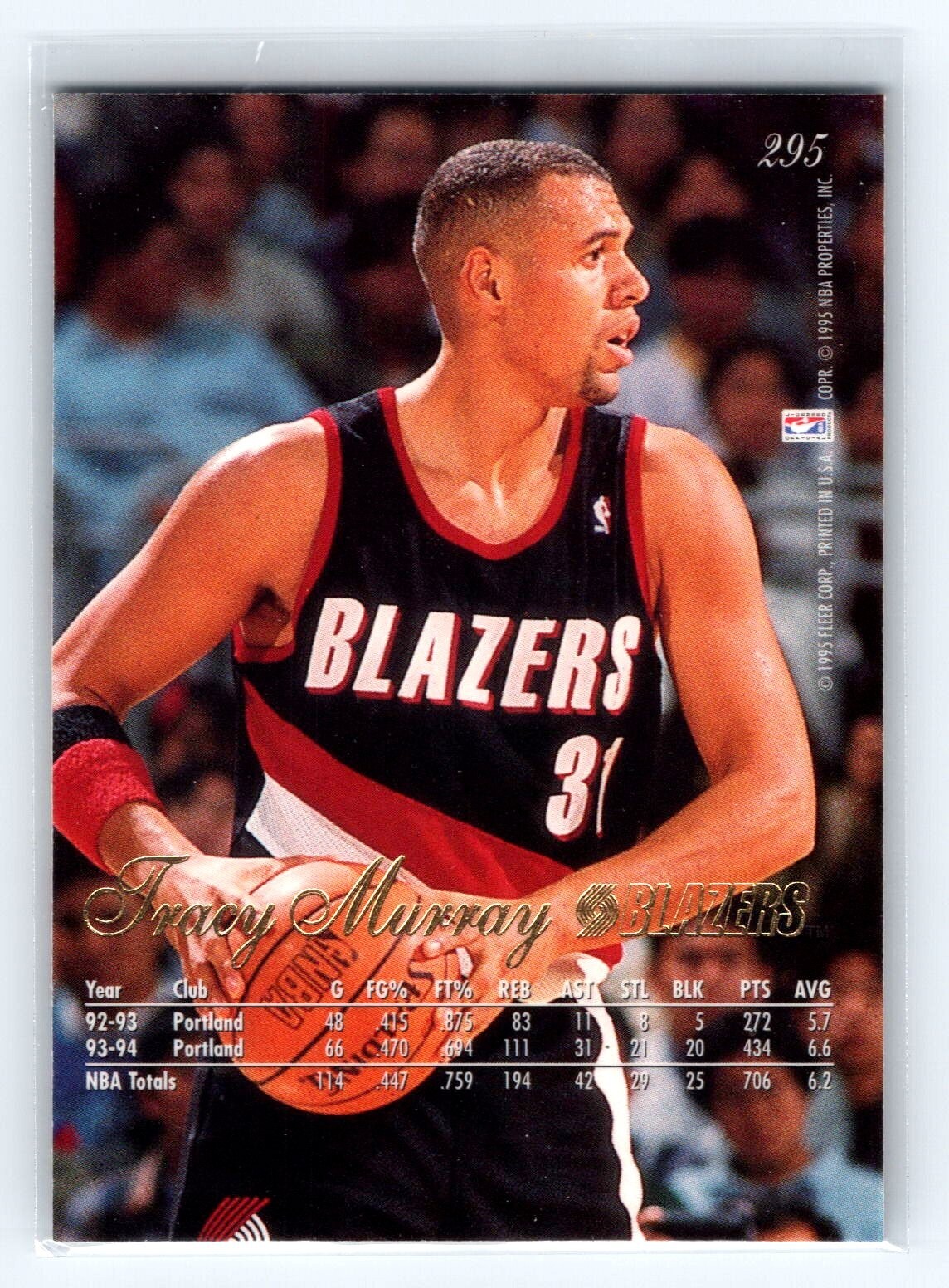 1994-95 Flair - #295 Tracy Murray for sale online | eBay