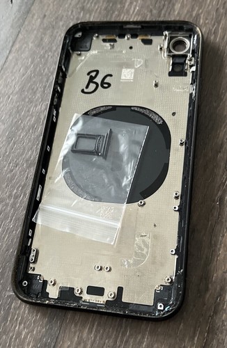 Original Apple Gehäuse iPhone XR A2105 Pulled Rahmen Frame Schwarz ...