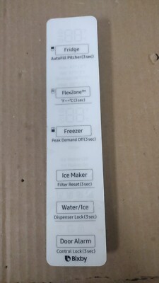 Samsung Refrigerator Control Panel Assembly DA97-19962Q OEM27534730 ...