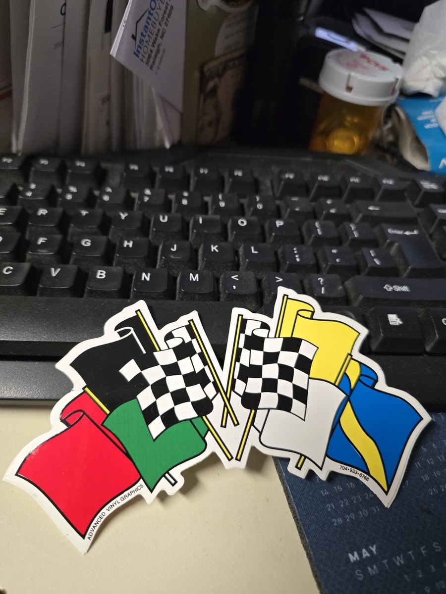 Nascar Checkered Flag Sticker