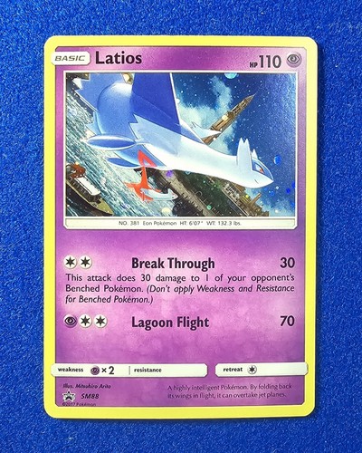 Latios SM88 Black Star Promo Set HOLO RARE Pokemon Card NEAR MINT | eBay