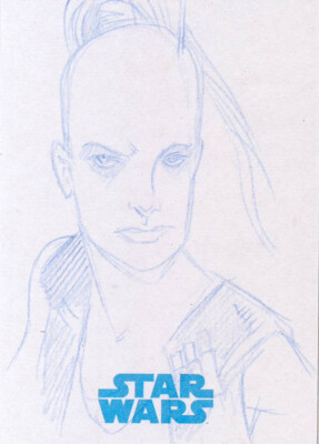 2015 Star Wars Journey to the Force Awakens Sketch Card Sobol | eBay