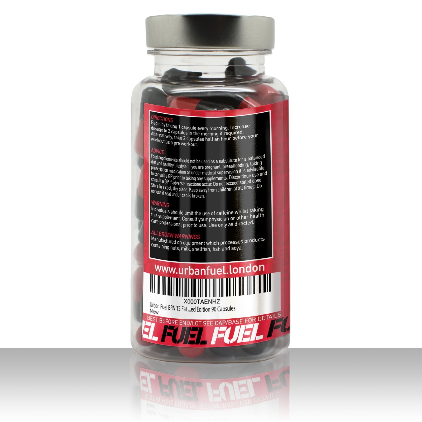 Urban Fuel T5 BRN Fat Burners Slimming Pills Fat Burner Diet Weight ...