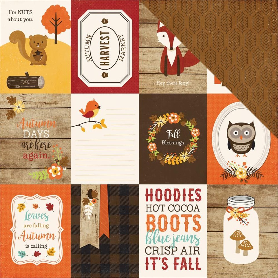 A PERFECT AUTUMN Collection Kit 12X12 Scrapbooking Kit Echo Park ...