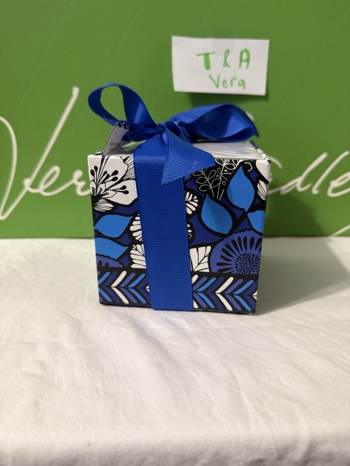 Vera Bradley Blue Bayou Take Note Cube NWT Retired Pattern | eBay