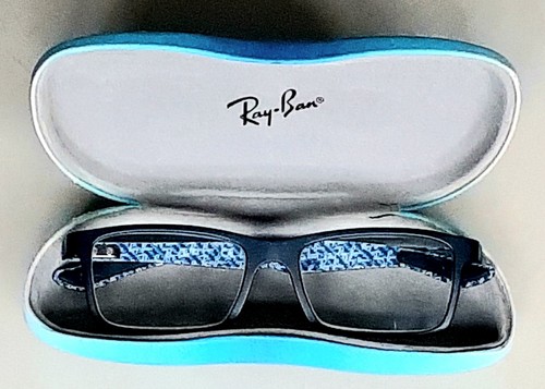 RAY BAN RB 8901 5262 Carbon Fibre Eyeglasses Glasses Frames Blue ...