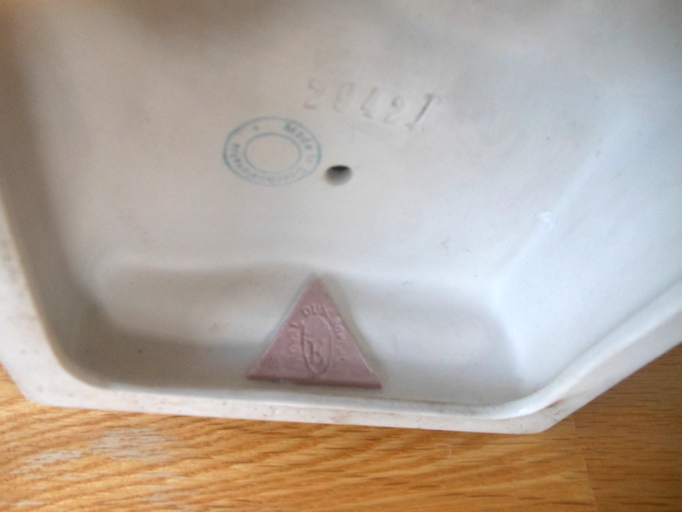 Royal Dux Beautiful Antique Figurine Naked Lady Pink triangle E number ...