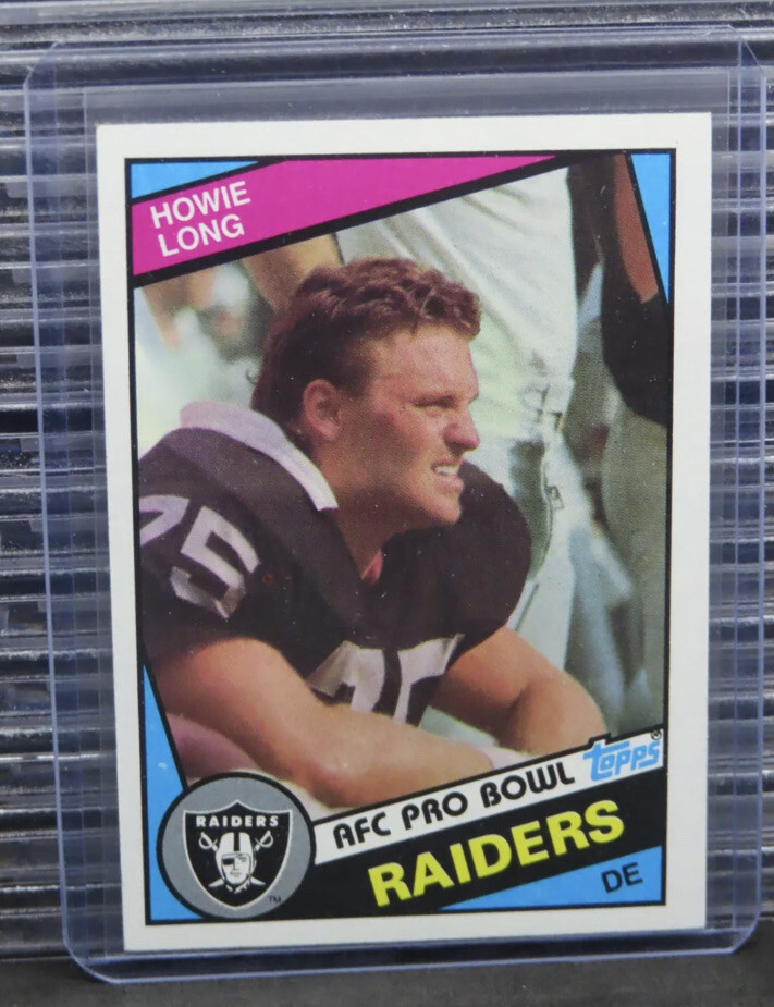 1984 Topps Howie Long Rookie Card RC #111 Oakland Raiders | eBay