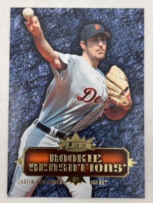 2007 Fleer Justin Verlander Rookie Sensations #RS-JV Rookie Card RC | eBay
