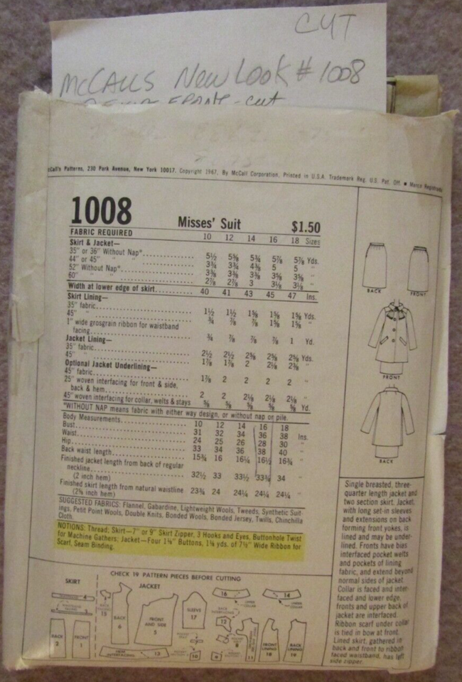 BuyerChoice:$2.95-$18.50 VOGUE-Stretch&Sew-New Look-Style-Show-Me ...