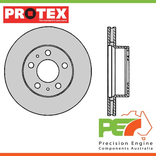 2x New *PROTEX* Disk Brake Rotors - Front Fits VOLVO 260 . 4D Wgn RWD ...