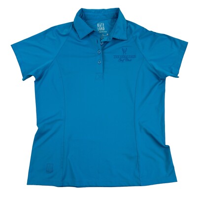 Kate Lord Sun Protection THE HERMITAGE GOLF CLUB Blue S/S Polo Shirt ...