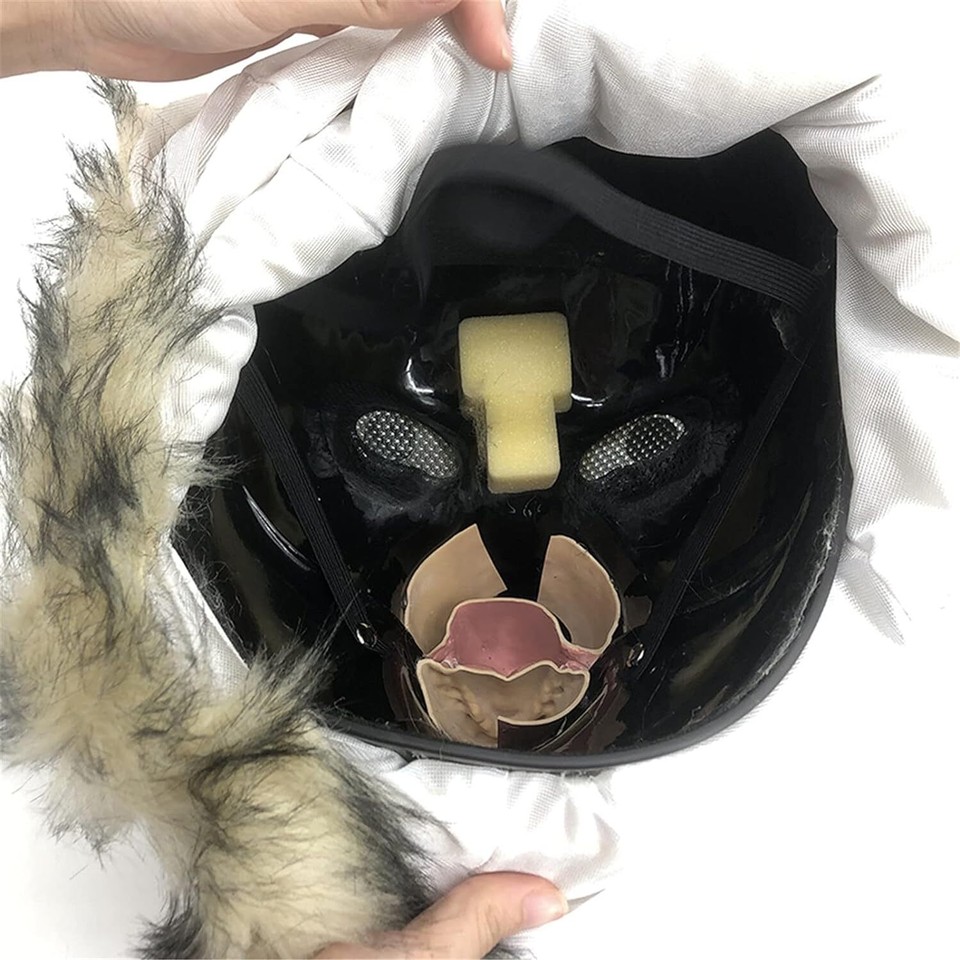 Mouth Mover Werewolf Mask,Fursuit Wolf Mask Moving Jaw,Fluffy Furry ...