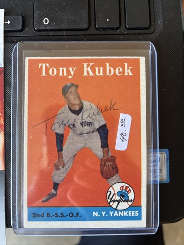 Tony Kubek JSA Signed 1958 Topps Autograph 393 | eBay