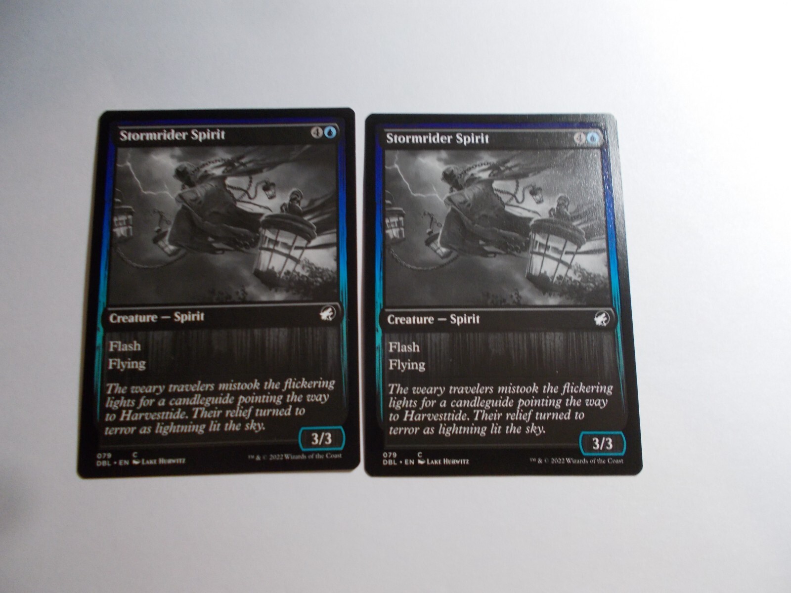 Stormrider Spirit x2 MTG Innistrad Double Feature Blue Common Creature ...
