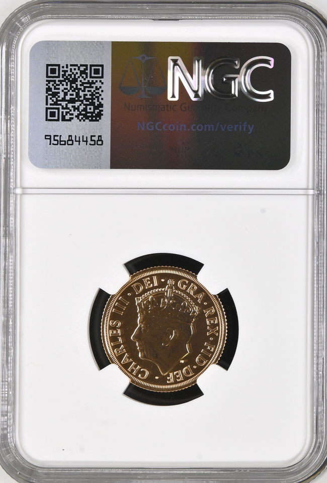 2023 Gold Sovereign NGC MS70 DPL King Charles III Coronation Great ...