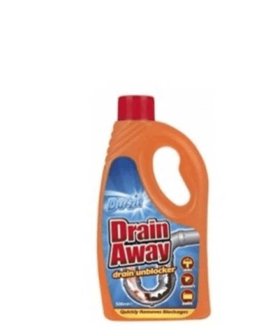 Duzzit Drain Away Drain Unblocker Cleaner Bathroom Shower Sink Blockage ...