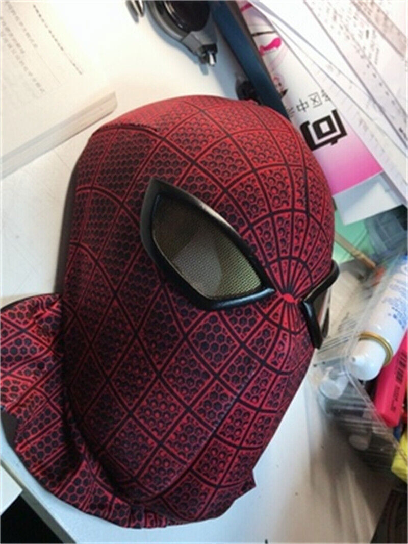 The Amazing Spiderman Helmet Cosplay Spider-man Faceshell 3D Mask ...