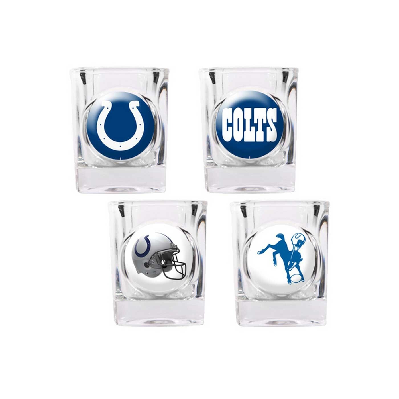 Indianapolis Colts Shot Glass set 4 Piece Logos NFL | eBay