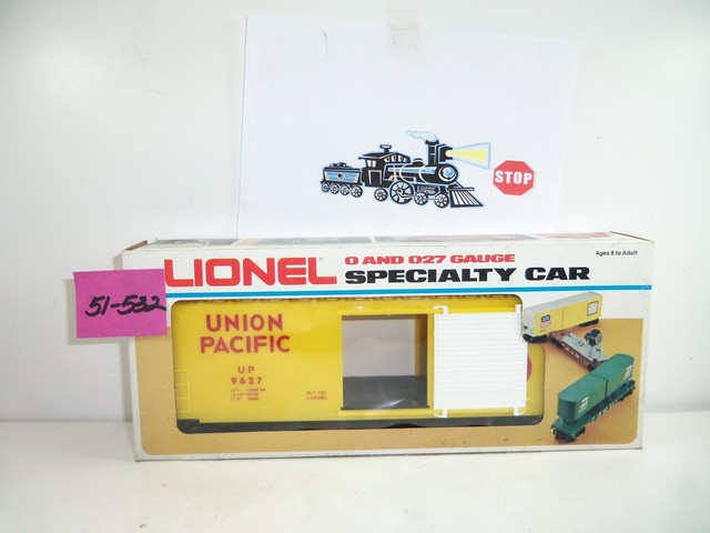 Lionel Trains 6-9627 Union Pacific Hi Cube Boxcar up Blt-82 Boxed USA ...
