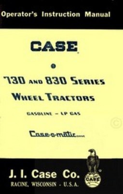 Case 730 740 741 742 743 830 840 841 842 843 Gas Tractor Owner ...