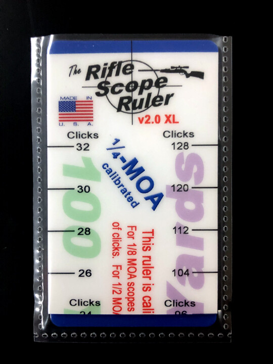 Rifle Scope Ruler Scope Click Calculator (choose which ruler you want ...