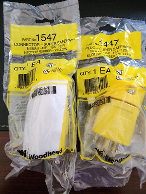 1 ea Woodhead 1447 And 1547 Super Safeway 125V 786788703028| eBay