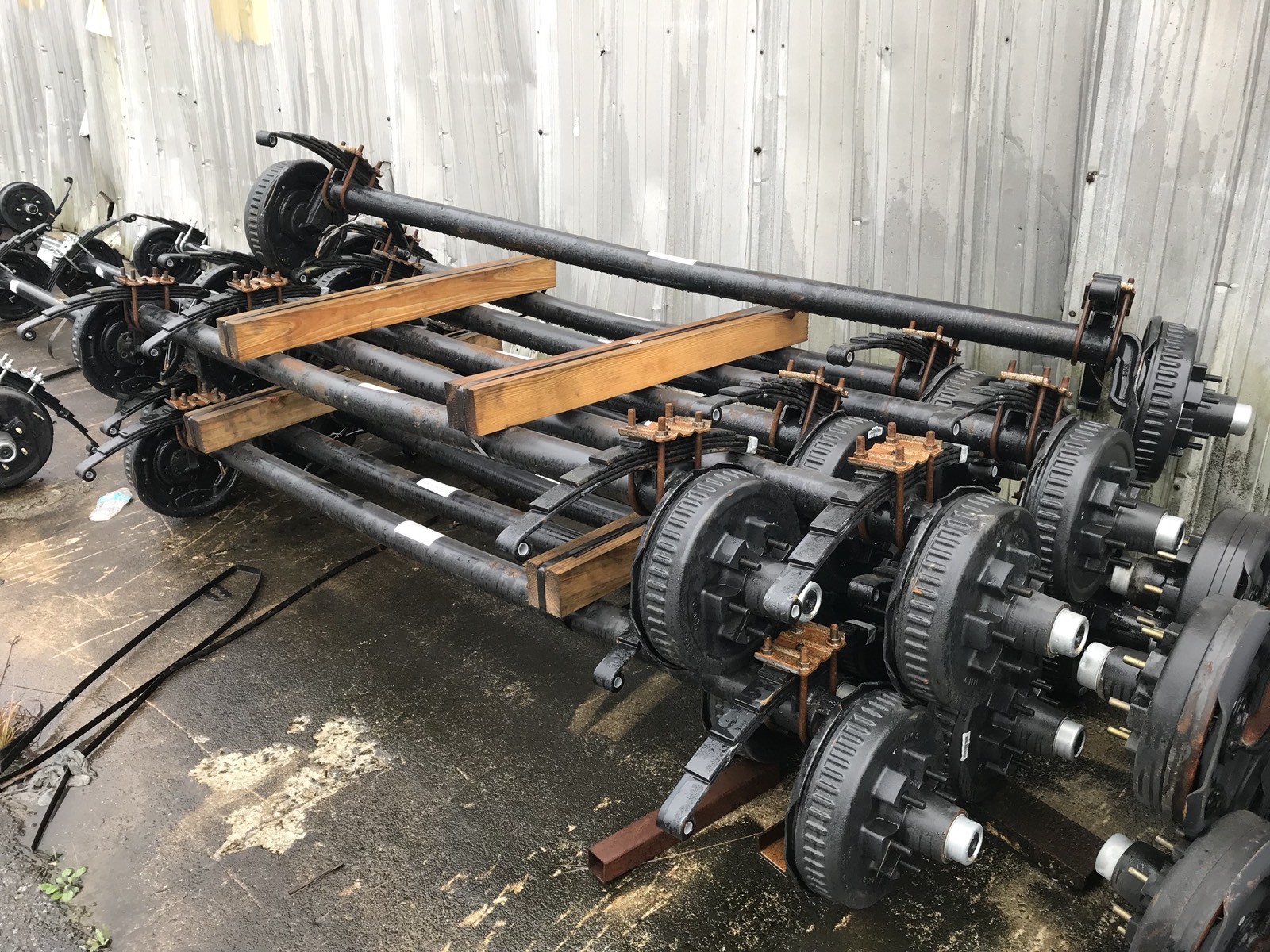 5200 6K 4" DROP BRAKE AXLE TRAILER, CARGO, DUMP, UTILITY Rockwell ...