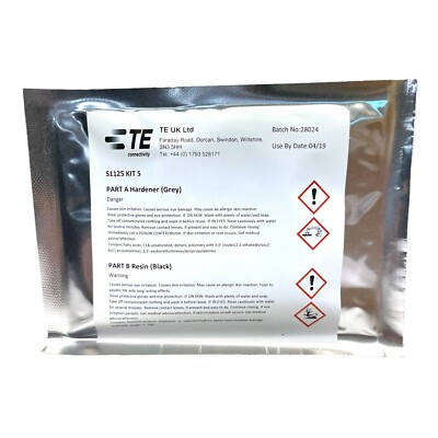 TE CONNECTIVITY S1125-KIT-5 Chemical and Heat Resistant Adhesive Kit ...