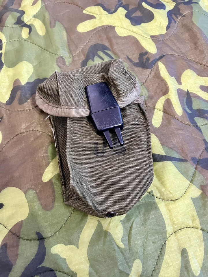 US Navy Army M14 Ammo Rifle Pouch w Alice Clips OD NYLON VGC Nylon M67 ...