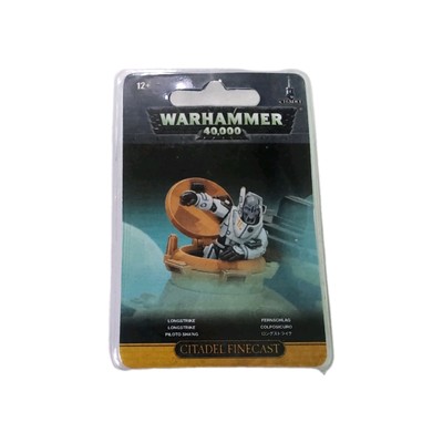 WH40K Citadel FINECAST Tau LONGSTRIKE Tank COMMANDER OOP 56-62 #ML | eBay