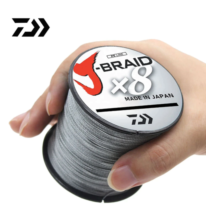 Daiwa J-Braid X8 Style 500m Braided Line ALL BRAKING STRAINS AND COLORS ...